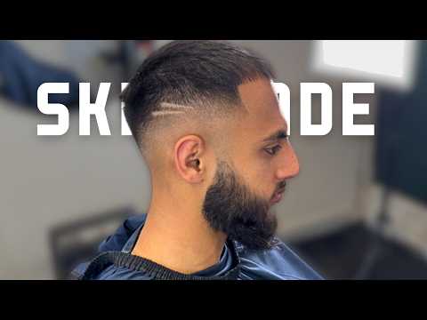 (4K) DROP FADE - SKIN FADE - FULL HAIRCUT WITH GUARDS - BARBER