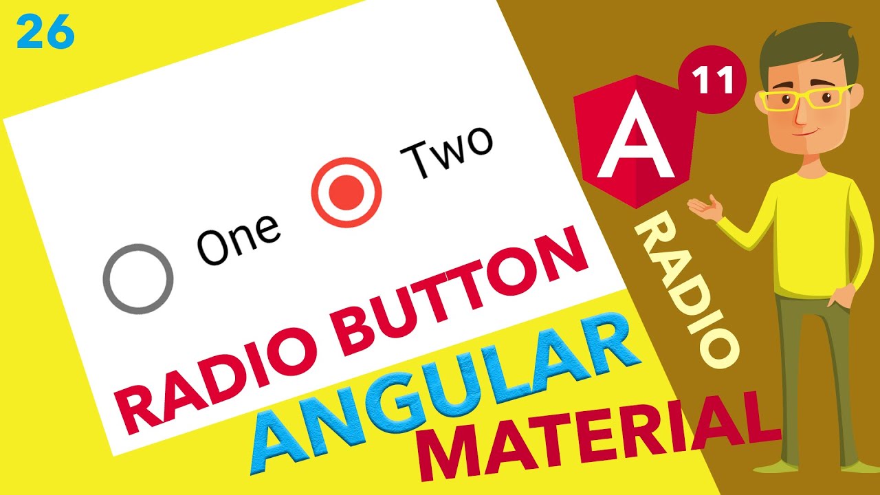 🔴 Angular 11 Tutorial || Radio button  Angular Material ||  Ujjwal Technical Tips