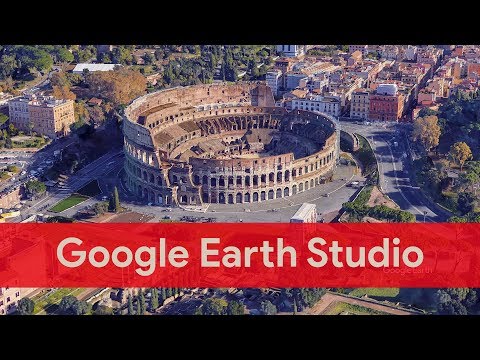 Google Earth Studio - Colosseum (Collesium) Rome (1st Attempt)
