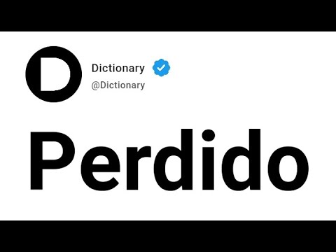 Perdido Meaning In English