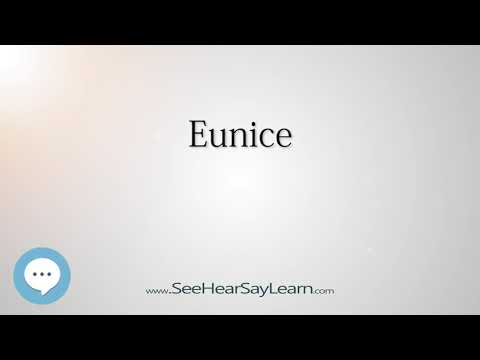 Eunice (How to Pronounce Cities of the World)💬⭐🌍✅