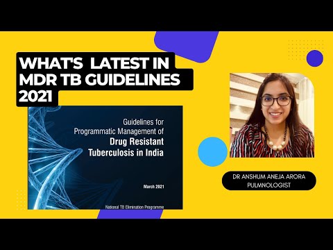 HOW TO MANAGE DRUG RESISTANT TB- LATEST GUIDELINES 2021