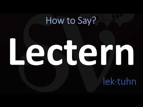 How to Pronounce Lectern? (CORRECTLY)