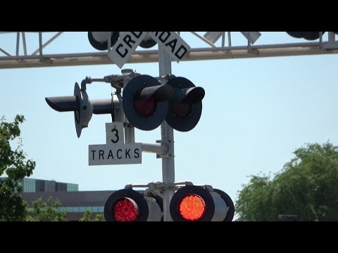 Zinfandel Dr. Railroad Crossing Before Side Lights Get Replaced, Rancho Cordova CA