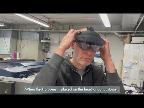 Mixed Reality Glasses in Use by Marabus Technical Service