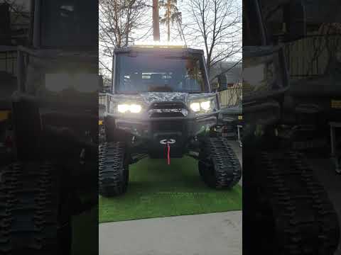 BRP Can-am Traxter Max HD10. Дополнительный свет Aurora в ATV центр.