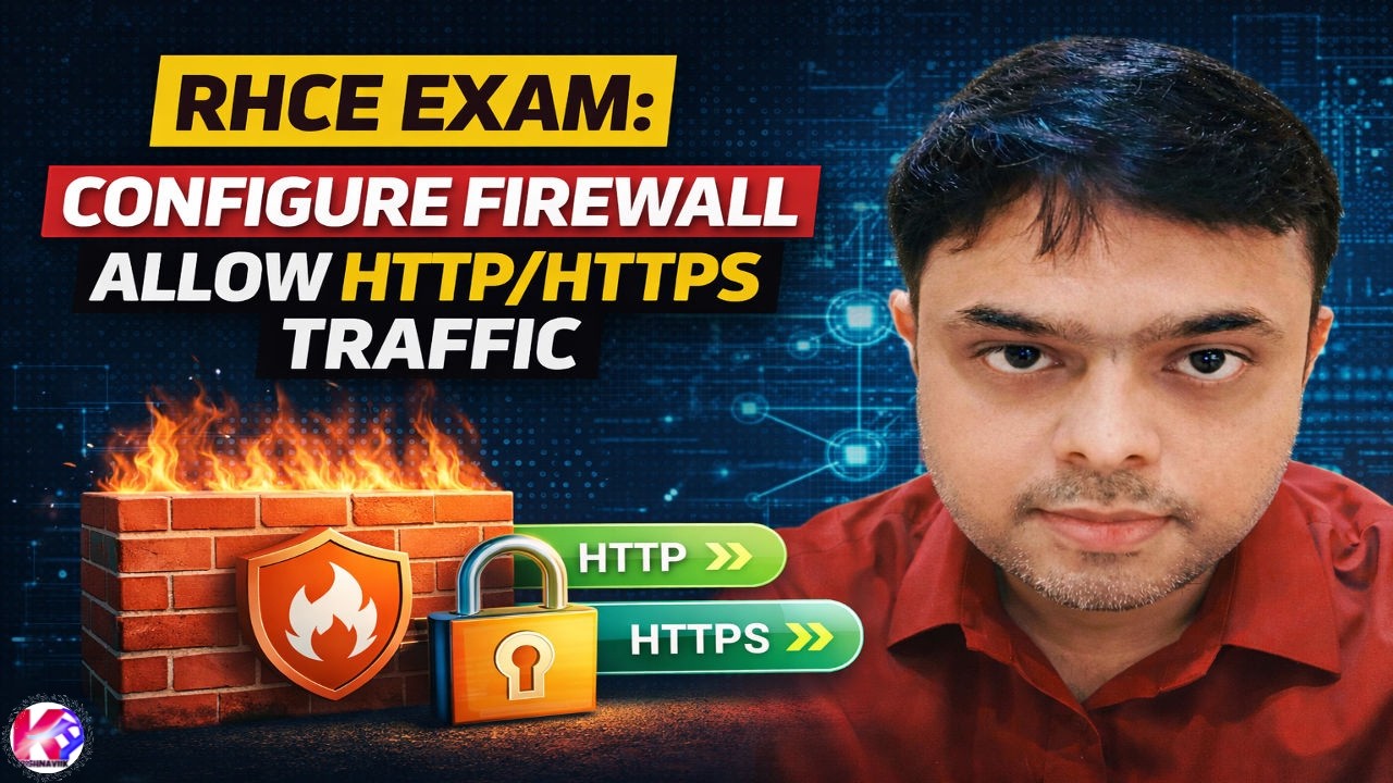Configure firewall to allow the 'http/https' traffic | RHCE EXAM