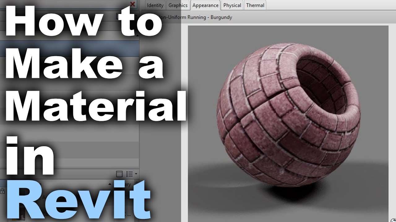 How to Make a New Material in Revit Tutorial