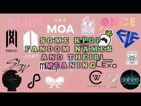 Kpop Fandom Names and their Meanings
