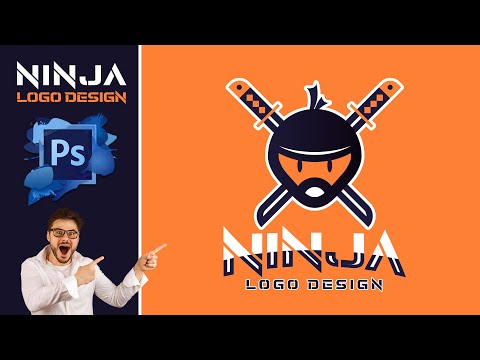 Ninja Logo Design Tutorial for Adobe Photoshop