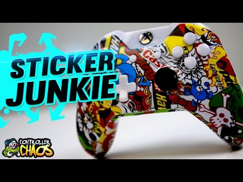 Xbox One Sticker Junkie | Custom Controllers | Controller Chaos