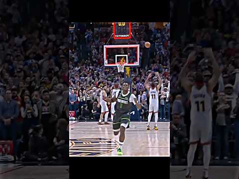 Anthony Edwards misses tying shot at buzzer and Nuggets eliminate the Timberwolves #shorts #nba
