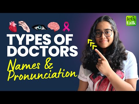 Types Of 👩⚕️ Doctors (Their Names & Pronunciation) | Improve Your English Speaking with #shorts