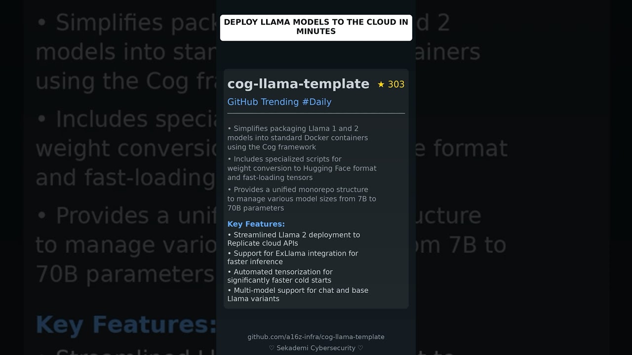 GitHub Trending Repositories: replicate/cog-llama-template 🇬🇧