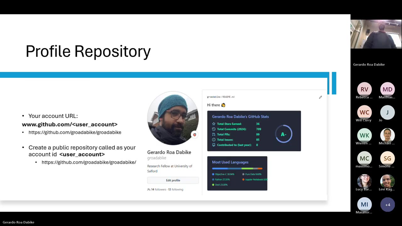 Gerardo Roa Dabike, Version Control Using Git and GitHub for Research Collaboration & Dissemination