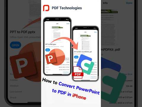 🔁 How to Convert PPT to PDF in Mobile | iPhone | Microsoft PowerPoint | ComPDF Online Tools #pdf
