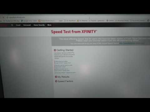 xfinity super duper slow internet connection - speedtest.xfinity.com intranet