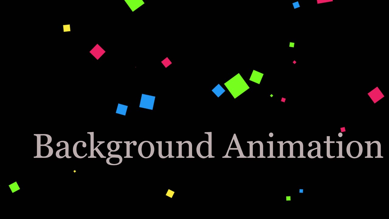 Animated Background For Website Header Using CSS & Vanilla Javascript
