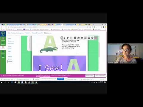 Royal Oak Virtual Academy DK, K, 1st and 2nd grade overview from October 13, 2020