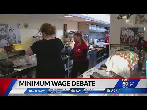 The debate surrounding Indiana's minimum wage continues