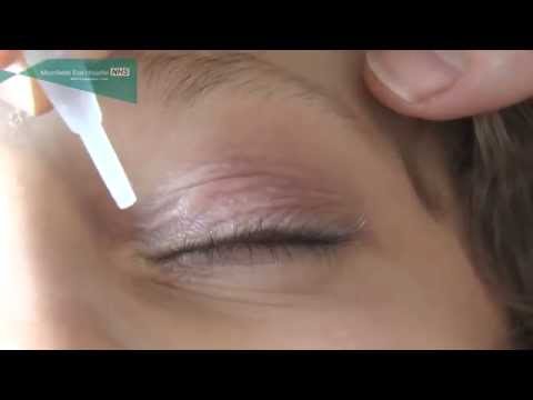 How to put eyedrops in children and babies
