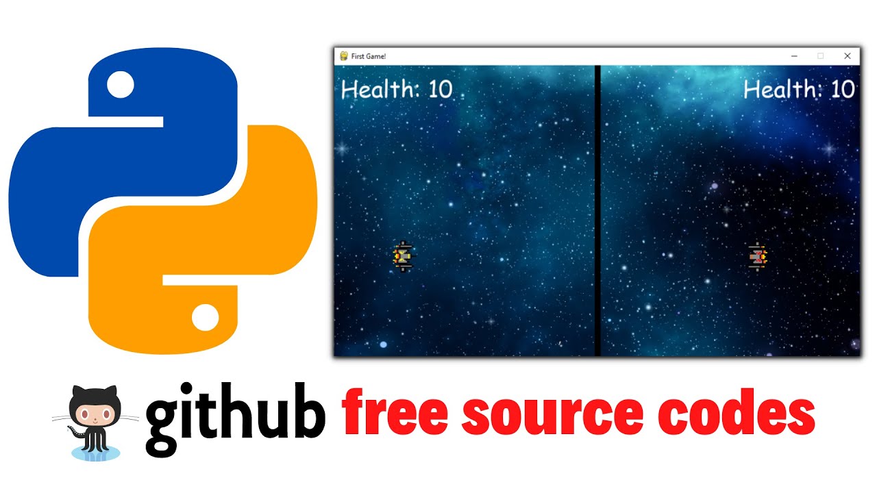 Space Shooter Game Using Python PyGame
