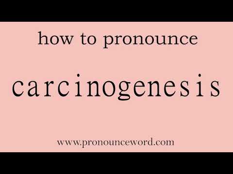 carcinogenesis. How to pronounce the english word carcinogenesis .Start with C. Learn from me.