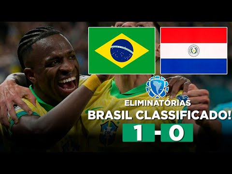BRASIL VENCE O PARAGUAI E SE CLASSIFICA PARA A COPA DO MUNDO 2026! BRASIL 1 x 0 PARAGUAI
