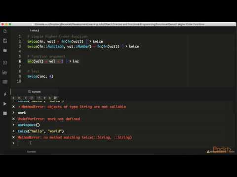 Learn Getting Started With Julia Higher Order Functions | packtpub com - Mind Luster