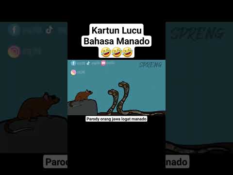 Animasi kartun lucu bahasa manado | Parody orang jawa logat manado #kartunlucu #fypシ #manado