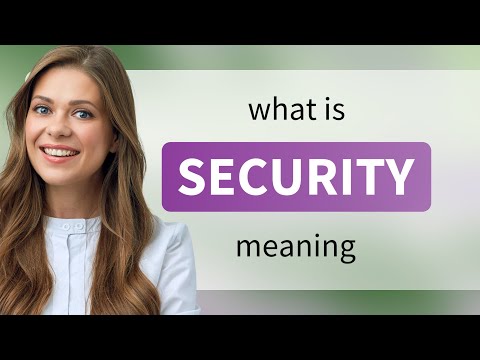 Security | definition of SECURITY