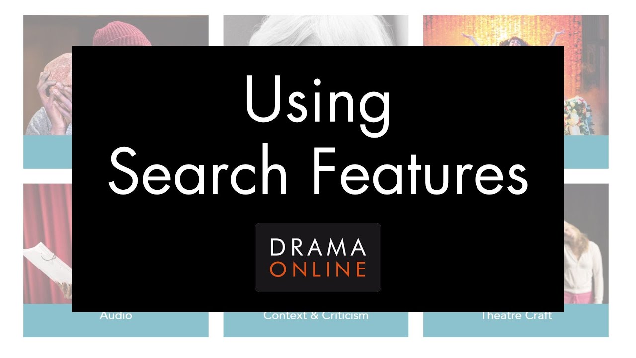 Using Search Features | Drama Online User Videos