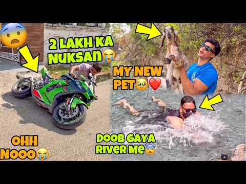 New Zx10r😡 me 2 lakh loss card😡 My First Trekking Vlog😍❤️ | | My New Pet is Here😍