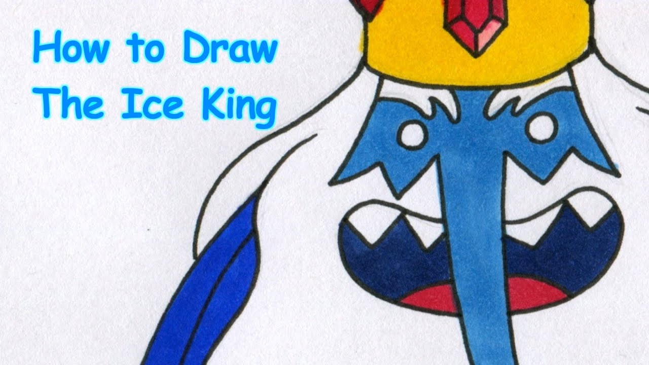 How To Draw Ice King - Adventure Time