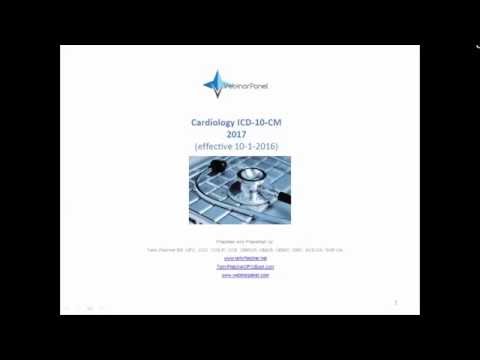 You Tube Webinar ICD 10 CM Updates for Cardiology 2017