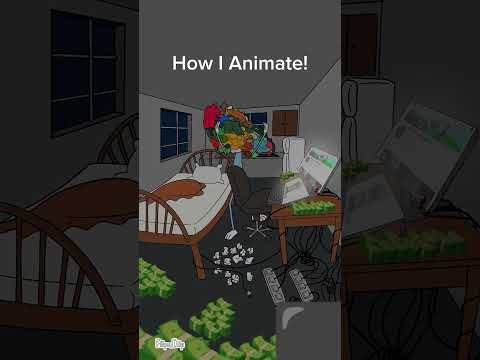 how i animate #animation #animationmeme #funny #comedy #cartoon #flipaclip #animatin
