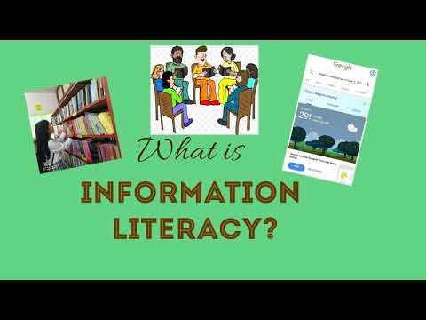 How to be an information literate individual...