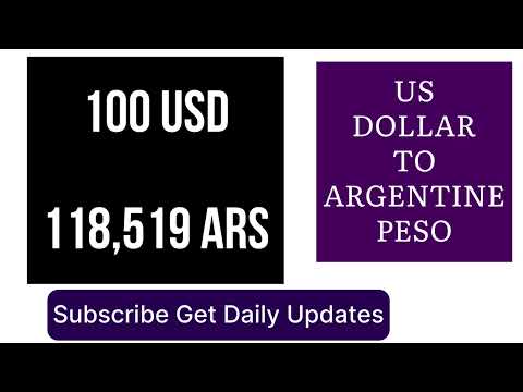 ARS to USD US DOLLAR TO ARGENTINE PESO EXCHANGE RATES TODAY 05 JUNE 2025