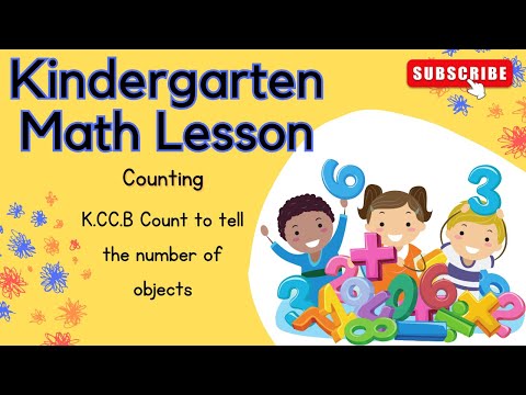 Kindergarten Math Warm-Up Mini Lesson K.CC.B Count to tell the number of objects Educational Video