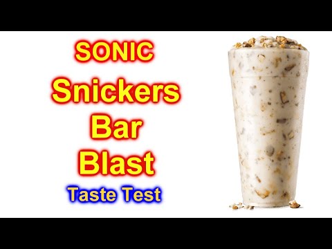 SONIC Blast® With SNICKERS® Bar Taste Test