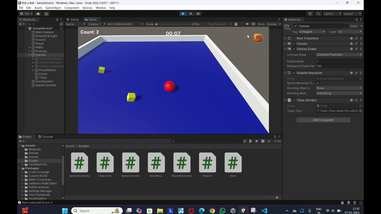 Add Timer & Countdown System in Unity | C# Scripting & UI Update Tutorial