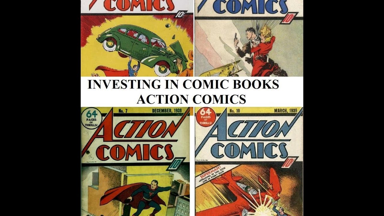 Action Comics 1 1938 Superman 1939 DC Comics Investing Speculating comic book guide 1 2 3 4 5 7 10