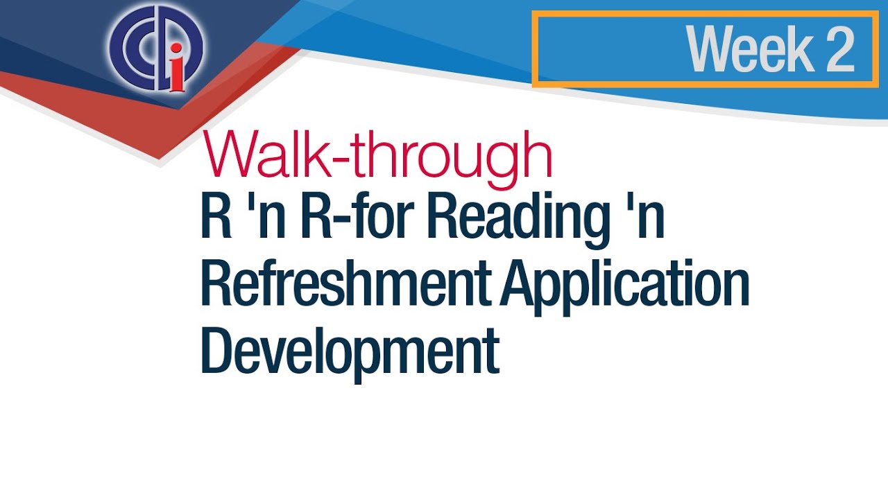 Visual Basic .Net Week 2   - R 'n R-for Reading 'n Refreshment Program Walk-through