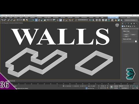 Learn 36 || HOW TO MAKE WALL || 3DS MAX FULL MODELING TUTORIAL IN HINDI || - Mind Luster