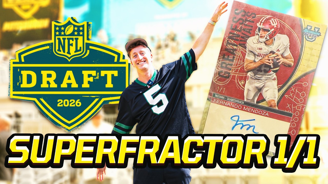 Buying a SUPERFRACTOR 1/1 of the #1 PICK at NFL DRAFT CARD SHOW