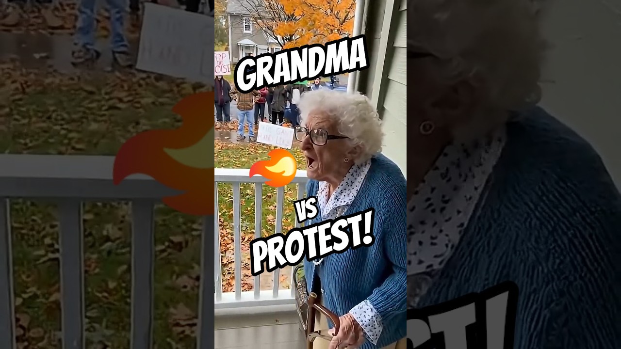 Grandma Vs Protest