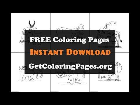 Free printable animal alphabet letters