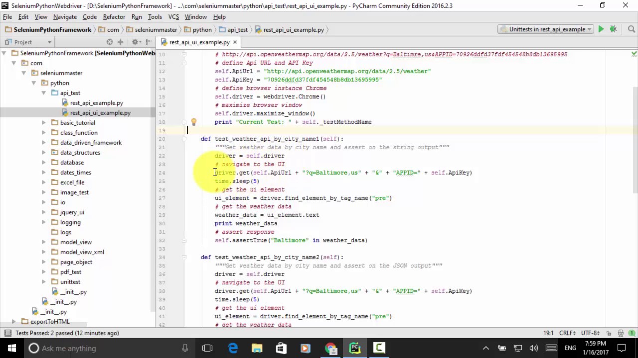 Lesson 16   Python  Rest Api UI Test
