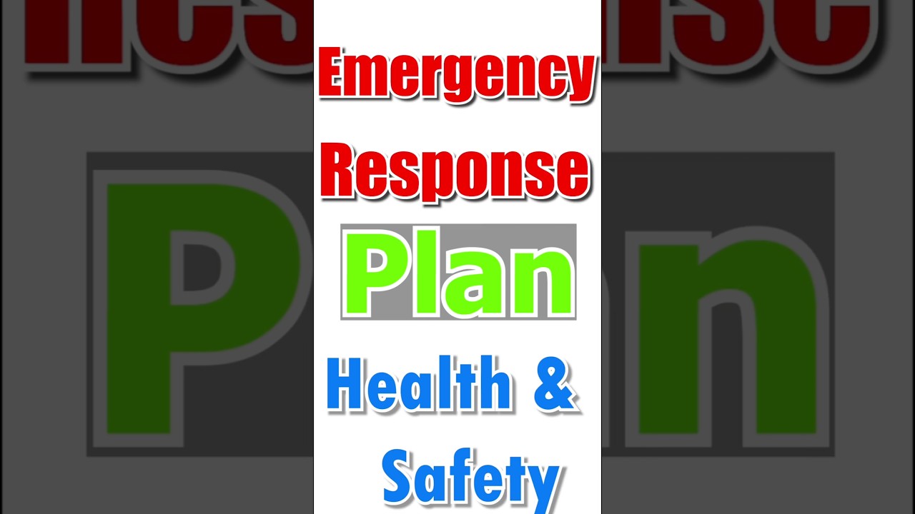 Emergency Response plan |#healthandsafety
