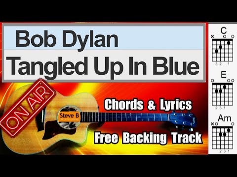 🎸Dylan Tangled Up in Blue - Bob Dylan - Cover - Free Backing Track -Chords